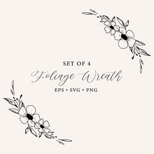 Flower Svg Dainty Flower Svg Minimalist Flower Svg Dainty | Etsy