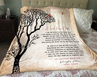 Custom Poem Blanket | Etsy
