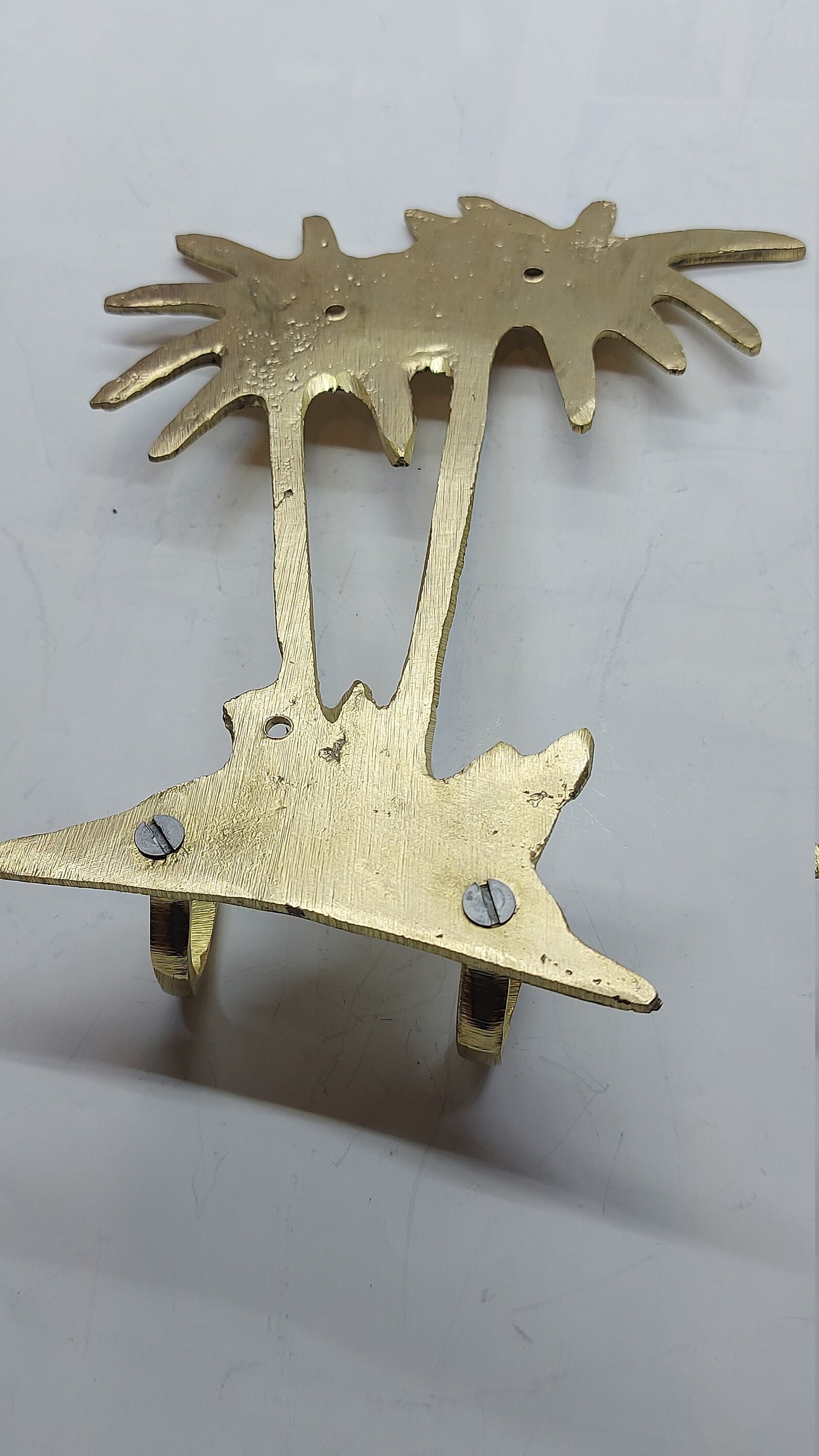 Brass Key Holder for Wall Entryway Key Holder Key Hook for Wall 100% ...