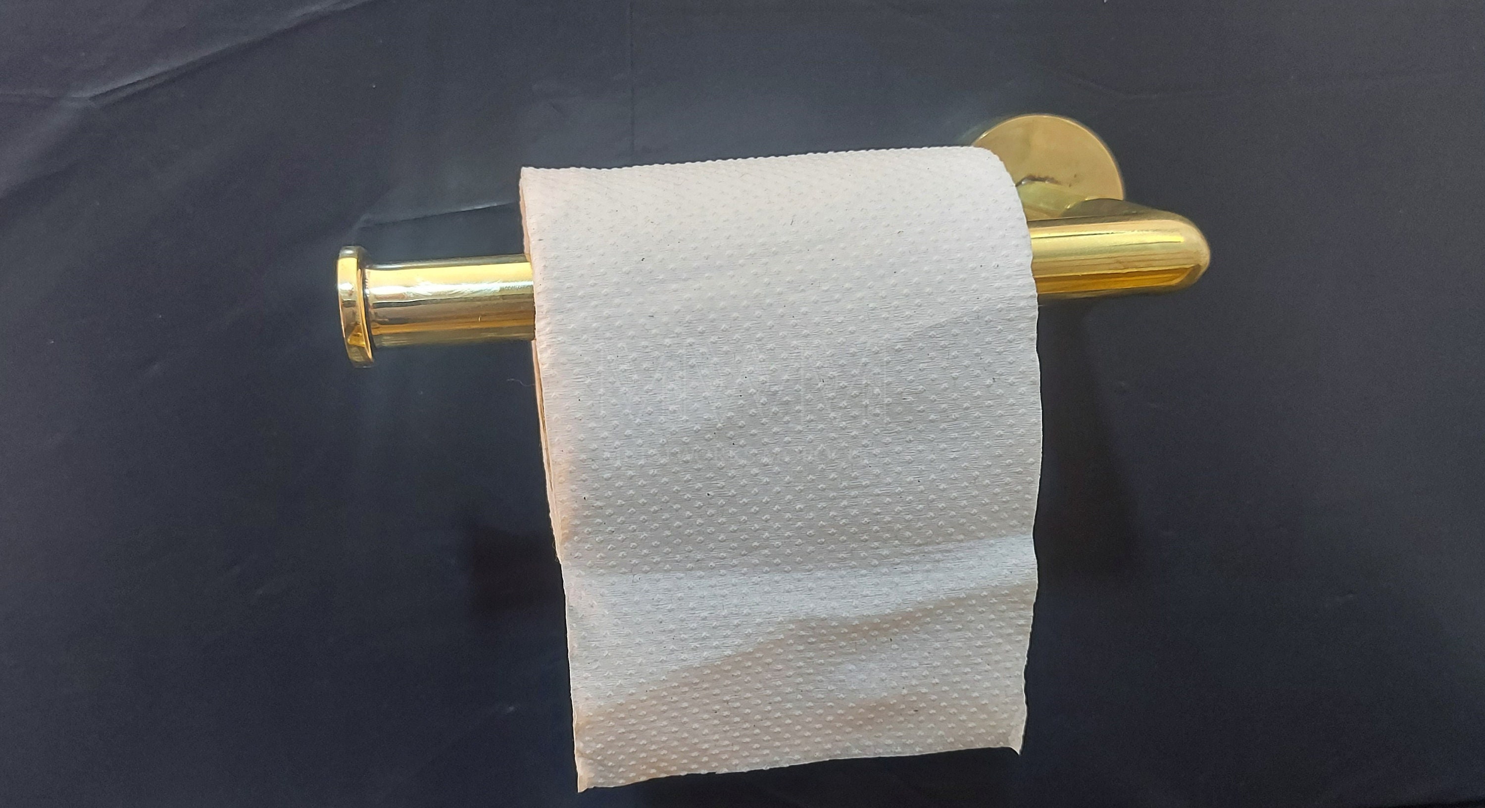 Uncoated Brass Toilet Tissue Holder Toilet Paper Holder - Etsy