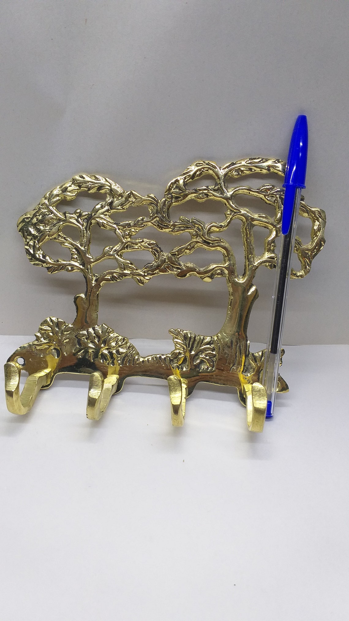 Brass Key Holder for Wall Decorative Key Hanger Entryway - Etsy