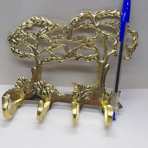 Brass Key Holder for Wall, Decorative Key Hanger, Entryway Hanger, Tree ...