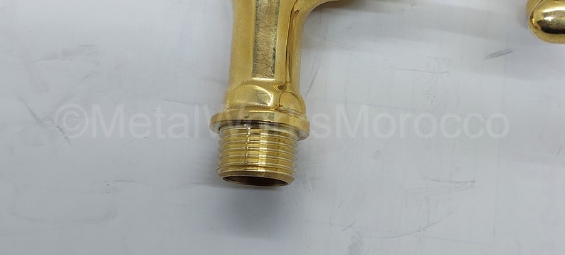 Unlacquered Brass Water Tap Retro Water Faucet - Etsy
