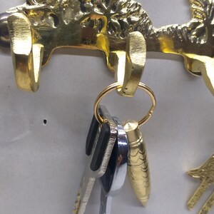 Brass Key Holder for Wall, Decorative Key Hanger, Entryway Hanger, Tree ...