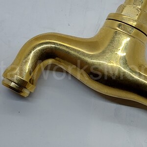Unlacquered Brass Water Tap Retro Water Faucet - Etsy