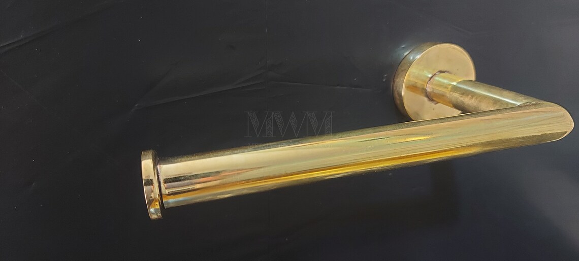 Uncoated Brass Toilet Tissue Holder Toilet Paper Holder - Etsy