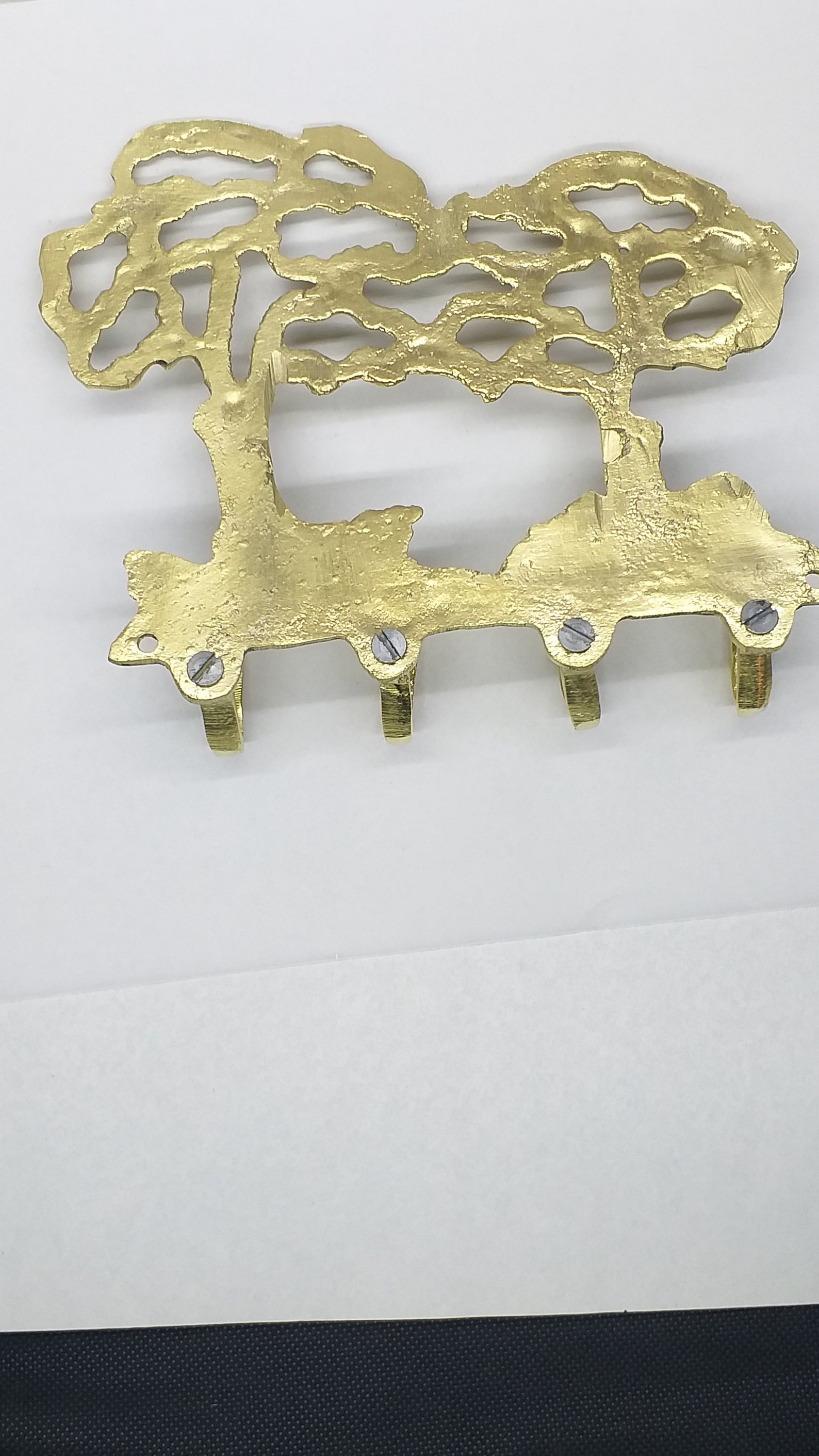 Brass Key Holder for Wall Decorative Key Hanger Entryway - Etsy