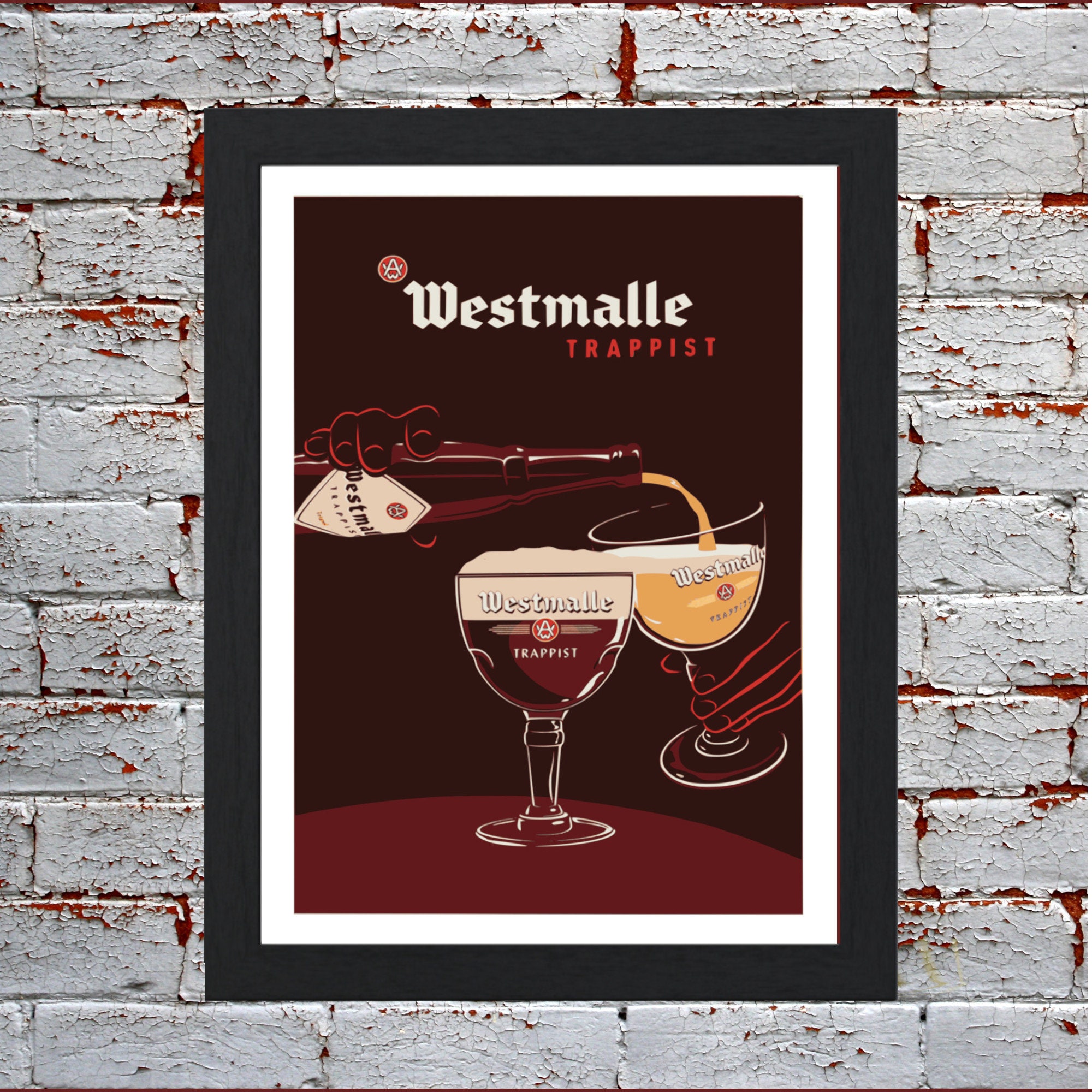 Rreproduction of Three Mid Century Vintage Beer Publicity Panels for ...