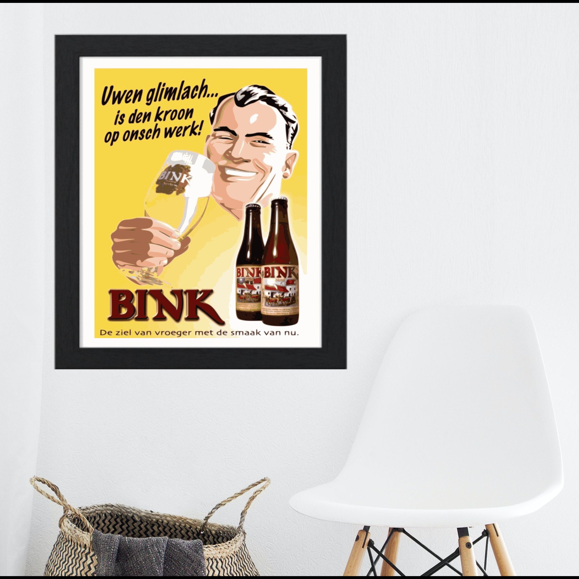 Reproduction of a Mid Century Vintage Beer Publicity Panel - Etsy