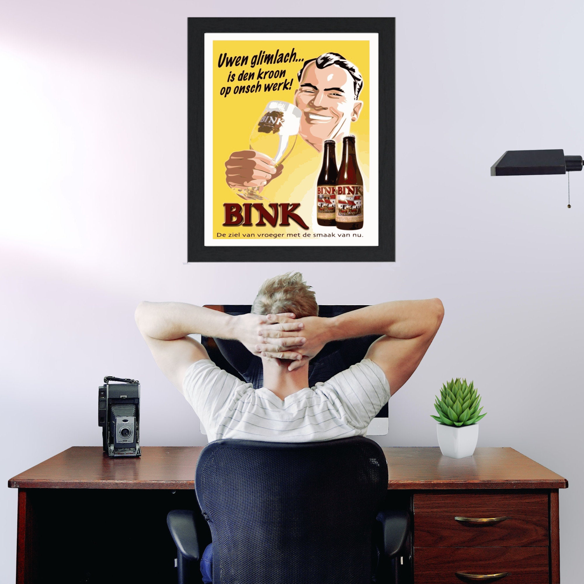 Reproduction of a Mid Century Vintage Beer Publicity Panel - Etsy