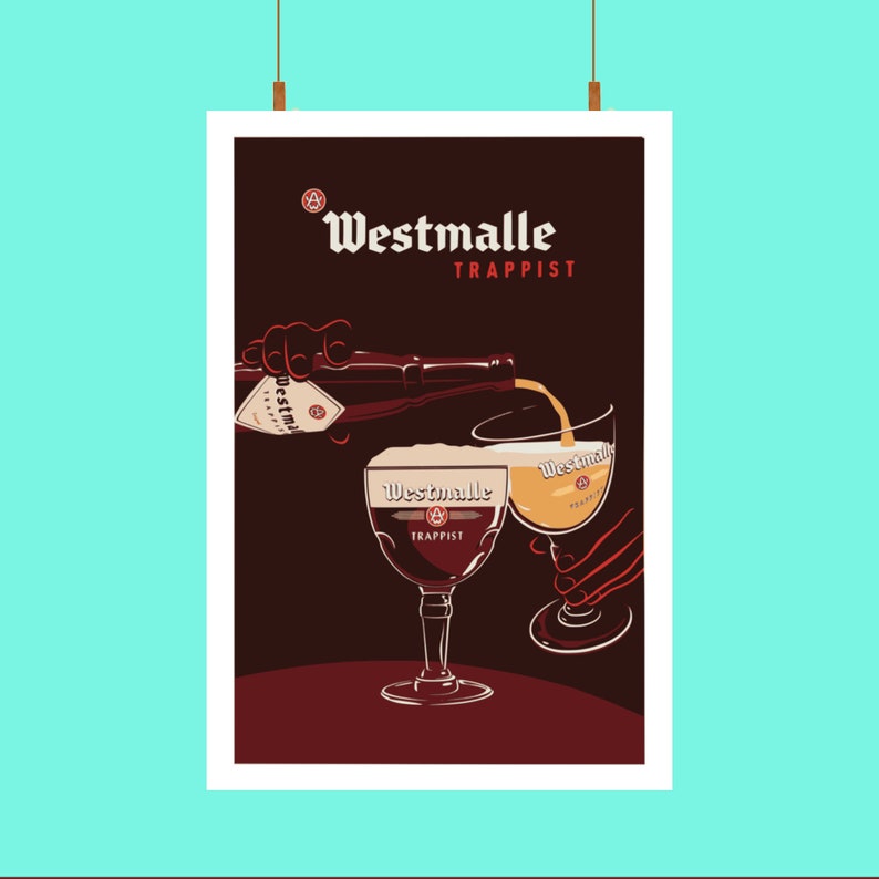 Rreproduction of Three Mid Century Vintage Beer Publicity Panels for ...