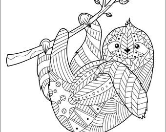Easter Mandala Bunny Rabbit Coloring Page for Adults & Kids, Instantly ...