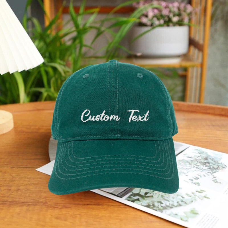 Long Brim Baseball Cap - Etsy