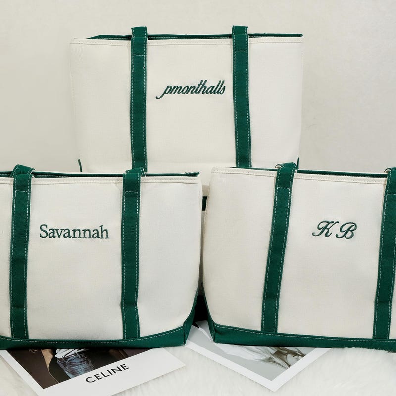 Monogrammed Lands End Bag - Etsy