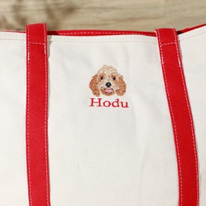 Design Your Dog Tote,embroidered Tote Bag,custom Pet Tote,custom Pet ...