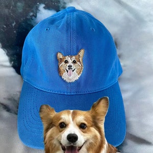 Custom Embroidered Pet Hat Using Pet Photo Personalized Dog Hat Custom ...