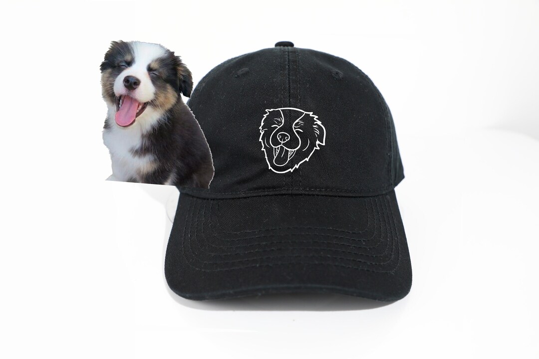 Custom EMBROIDERED Pet Hat Using Pet Photo Personalized Dog Hat Custom ...