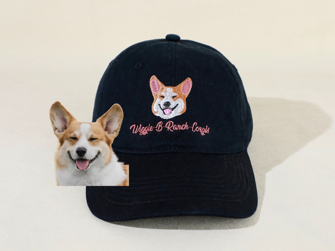 Custom Pet Cap, Embroidered Cat Hat, Using Dog Photo Pet Cap,baseball ...