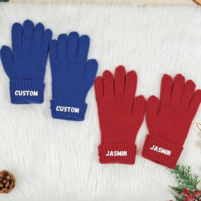 Knitted Gloves - Etsy