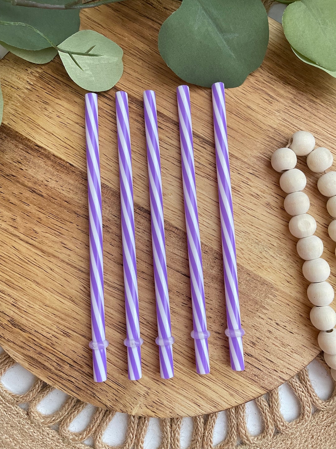 Stripe Straw, Straws, Plastic Straws, Purple Straw, Drinking Straw ...