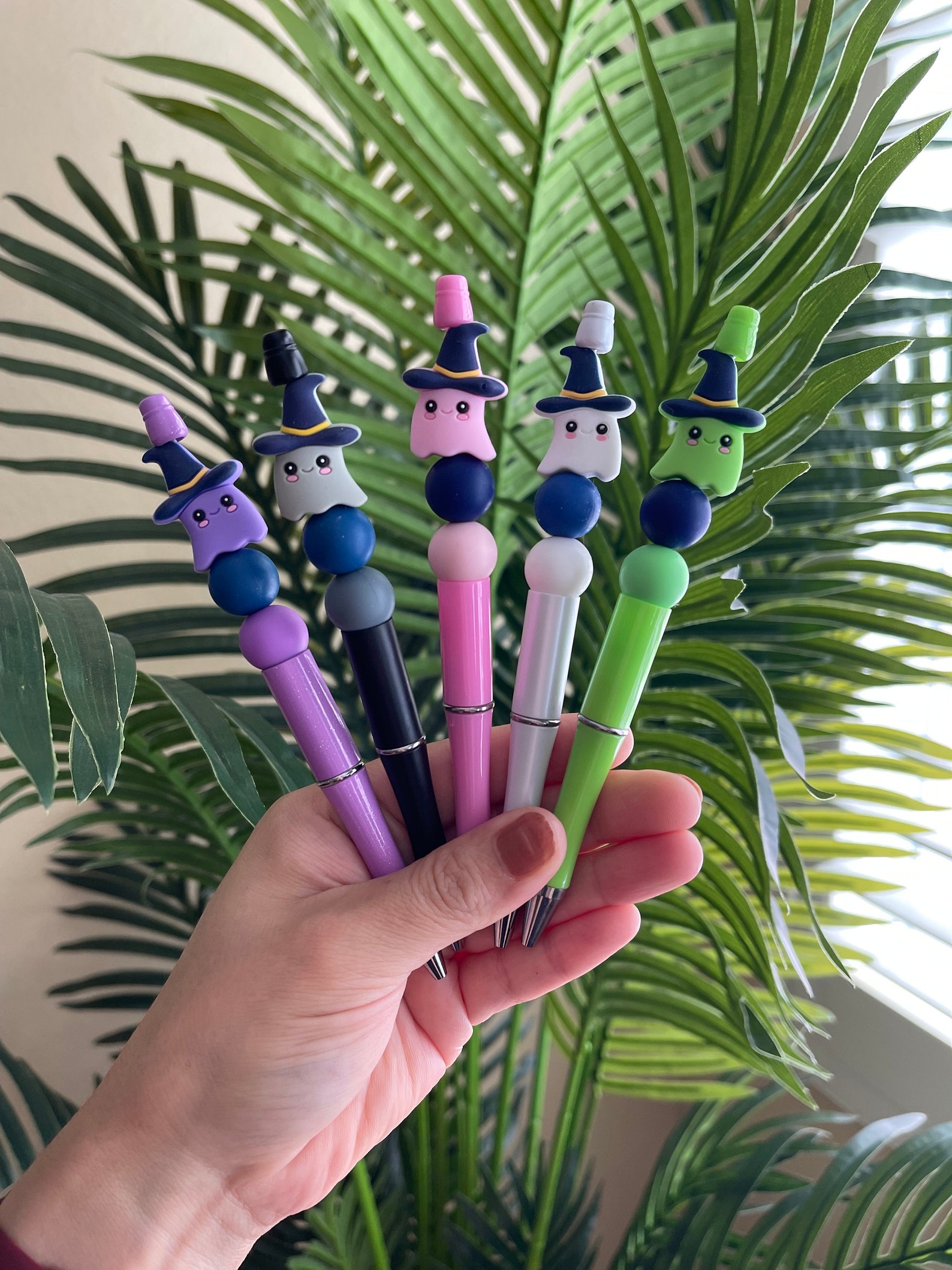 Beaded Pen, Ghost Pens, Silicone Beaded Pen, Bead Pen, Spooky Pens ...