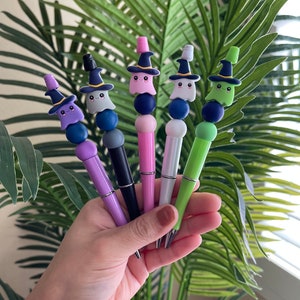 Beaded Pen, Ghost Pens, Silicone Beaded Pen, Bead Pen, Spooky Pens ...