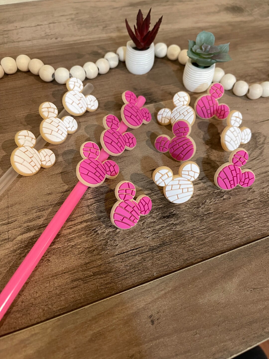 Straw Toppers Mexican Bread Straw Topper Straws Toppers Straw Charms ...