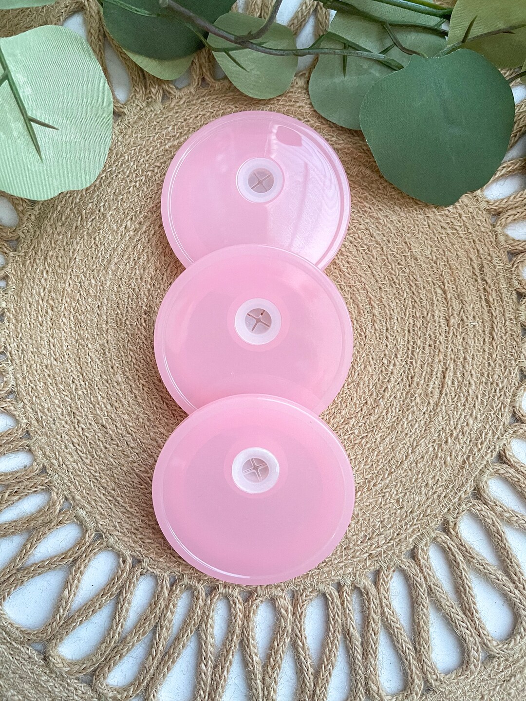 Pink Acrylic Lid, Lids, Glass Can Lid, Acrylic Lids, Lids, Pink Lid - Etsy