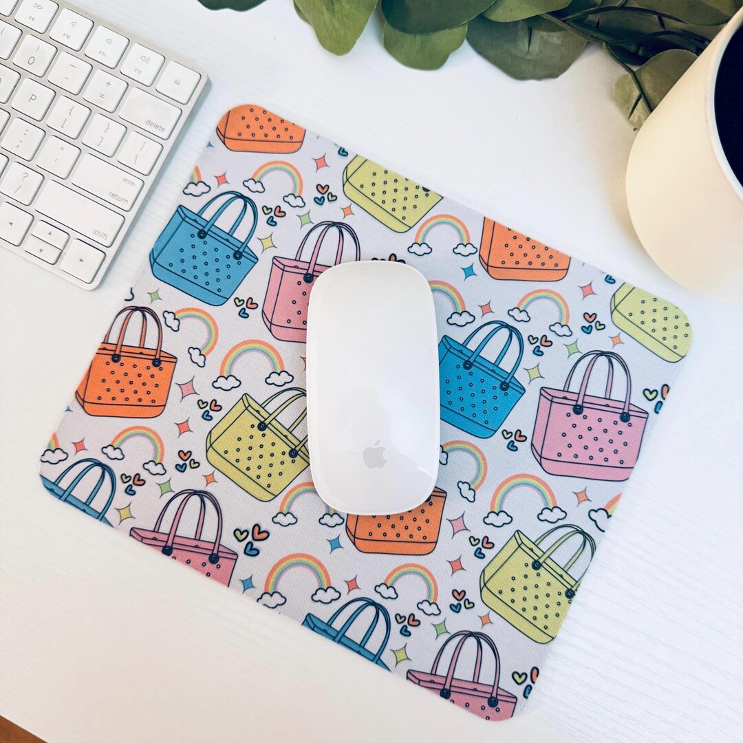 Summer Tote Bag Mouse Pad, Tote Bag Mouse Pad, Mouse Pads, Mouse Pad - Etsy