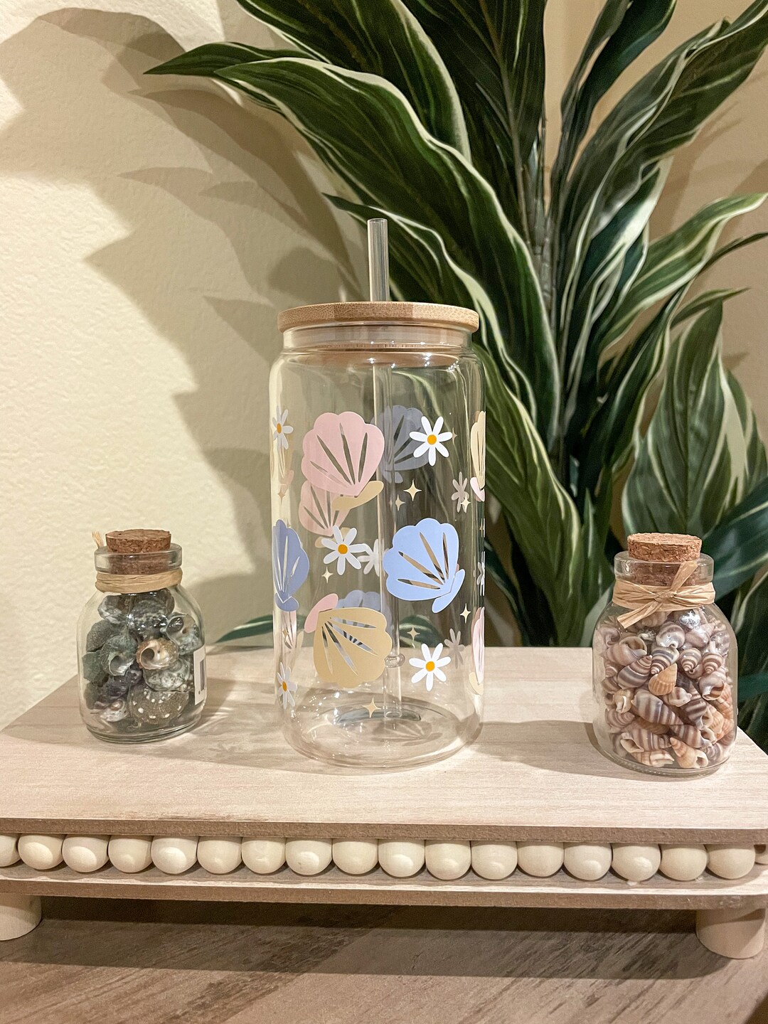 Sea Shell Can Glass Cup | Sea Can Glass Cup | Shell Can Glass Cup | 16 ...