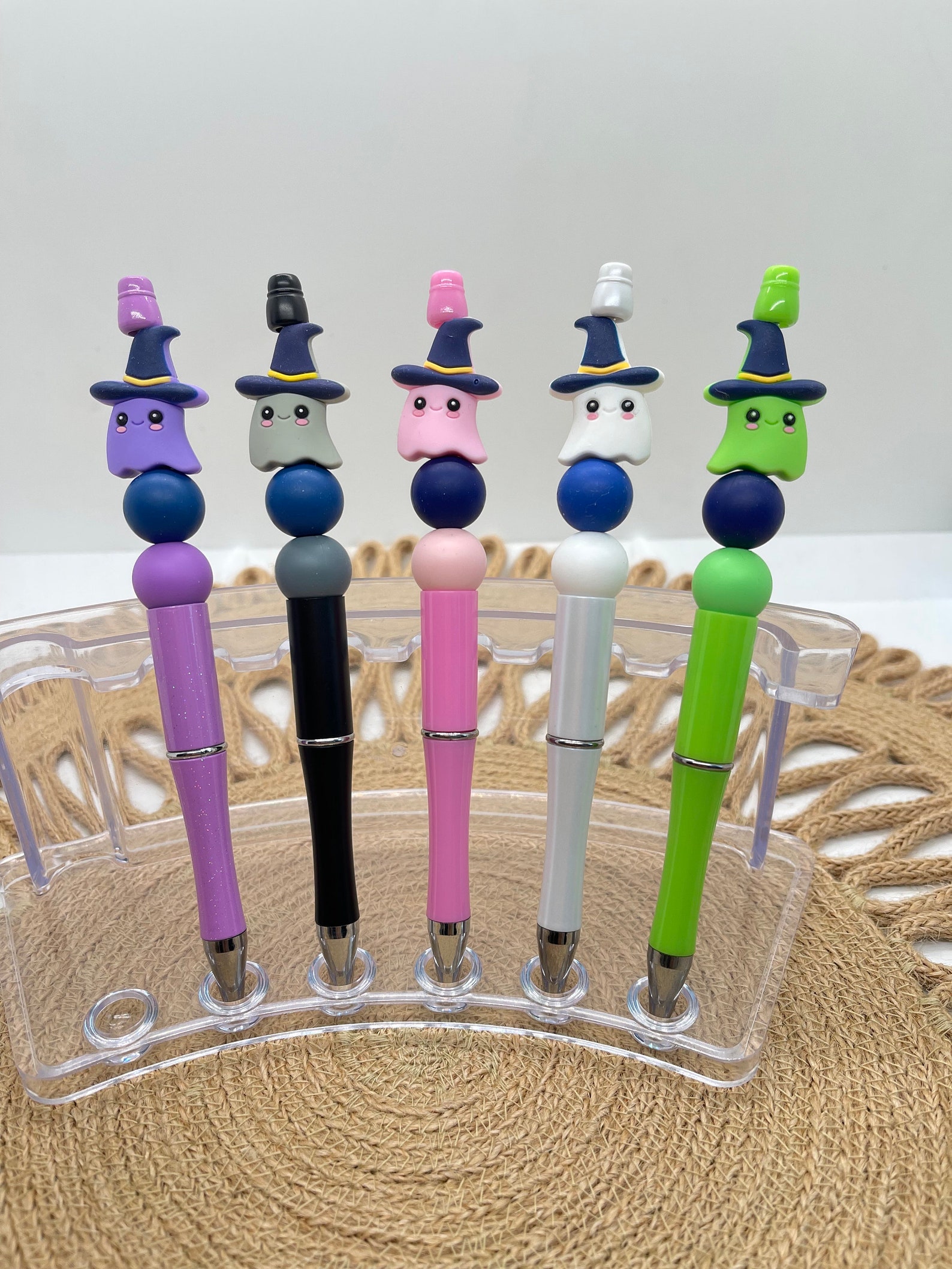 Beaded Pen, Ghost Pens, Silicone Beaded Pen, Bead Pen, Spooky Pens ...