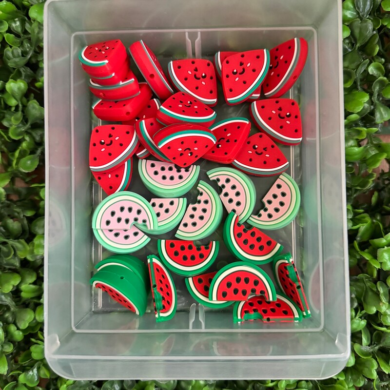 Watermelon Beads - Etsy
