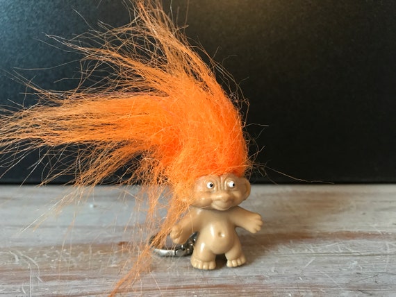 Set van 3 vintage trollen, miniatuur trollen met fel … - Gem