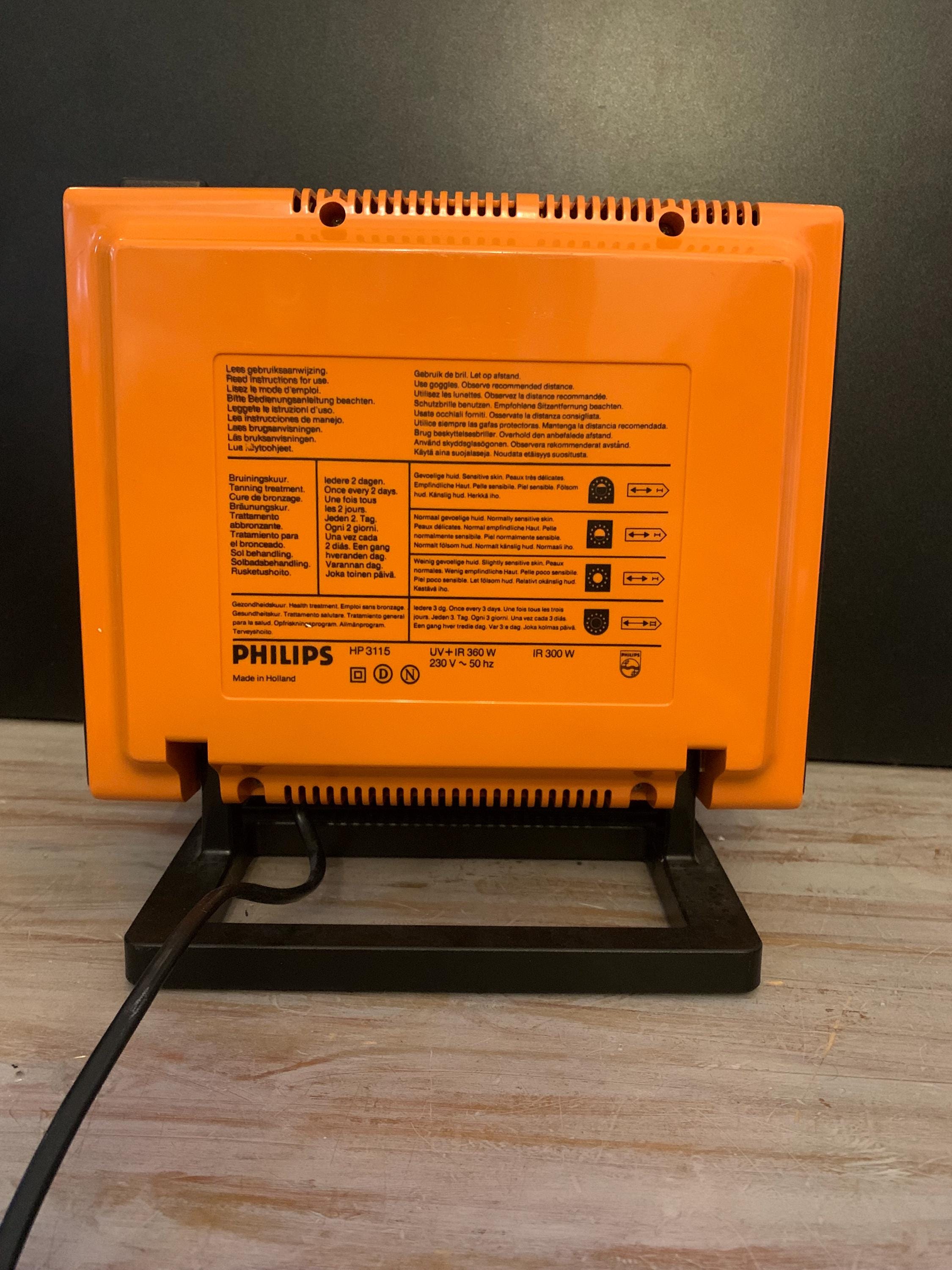 Vintage Rare 70s Philips HP3115 Ultraphil De Luxe Sun Lamp Vintage Rare 70s Philips HP3115 Ultraphil De Luxe Sun Lamp