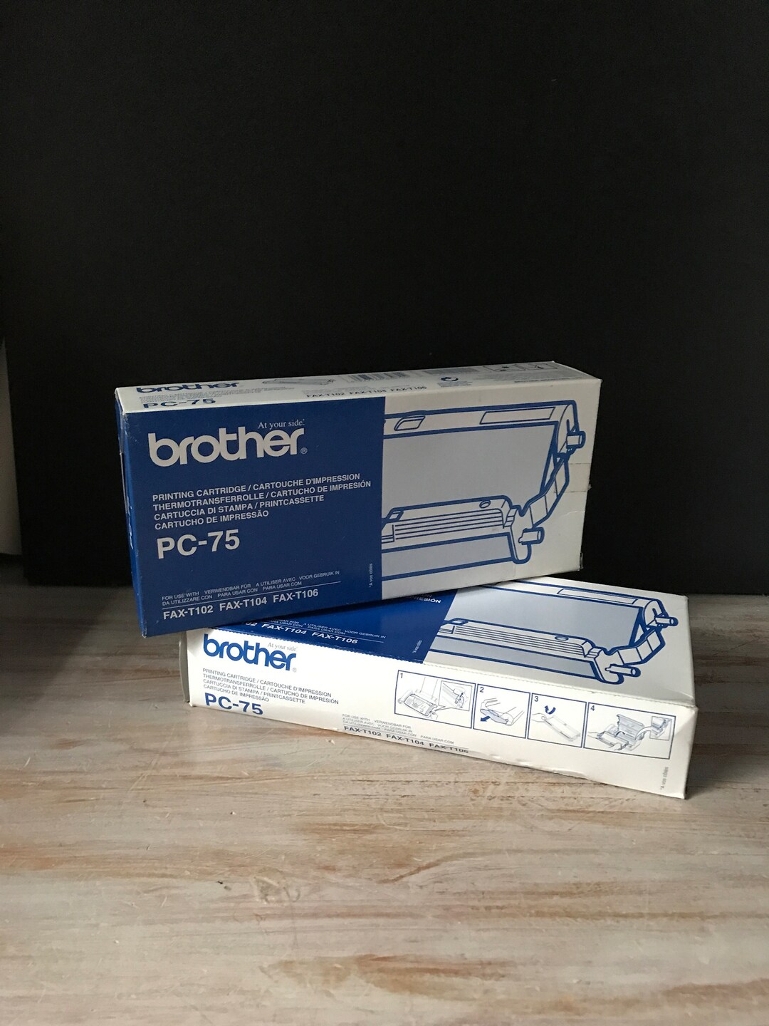 Set of Original Brother Cartridge, Ink for Fax Type T102, T104 or T106 ...