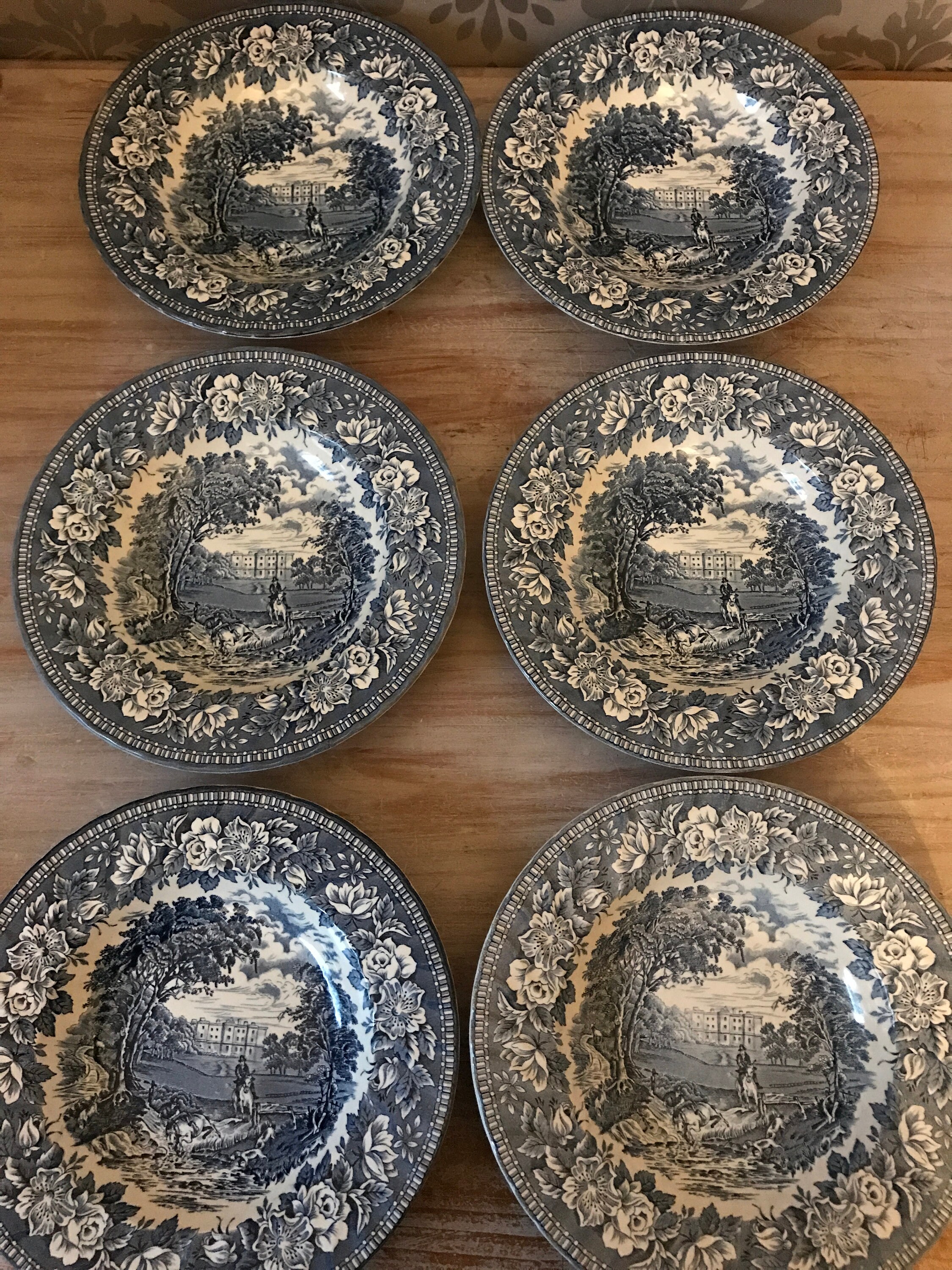 Vintage Soup Plates H Aynsley & Co England's Heritage - Etsy