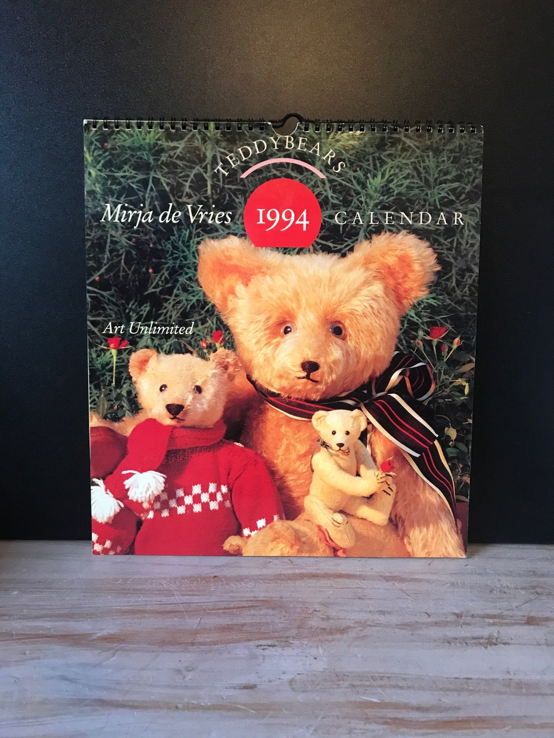 Vintage Teddy Bear Calendar - Mirja De Vries Calendar 1994 - Etsy