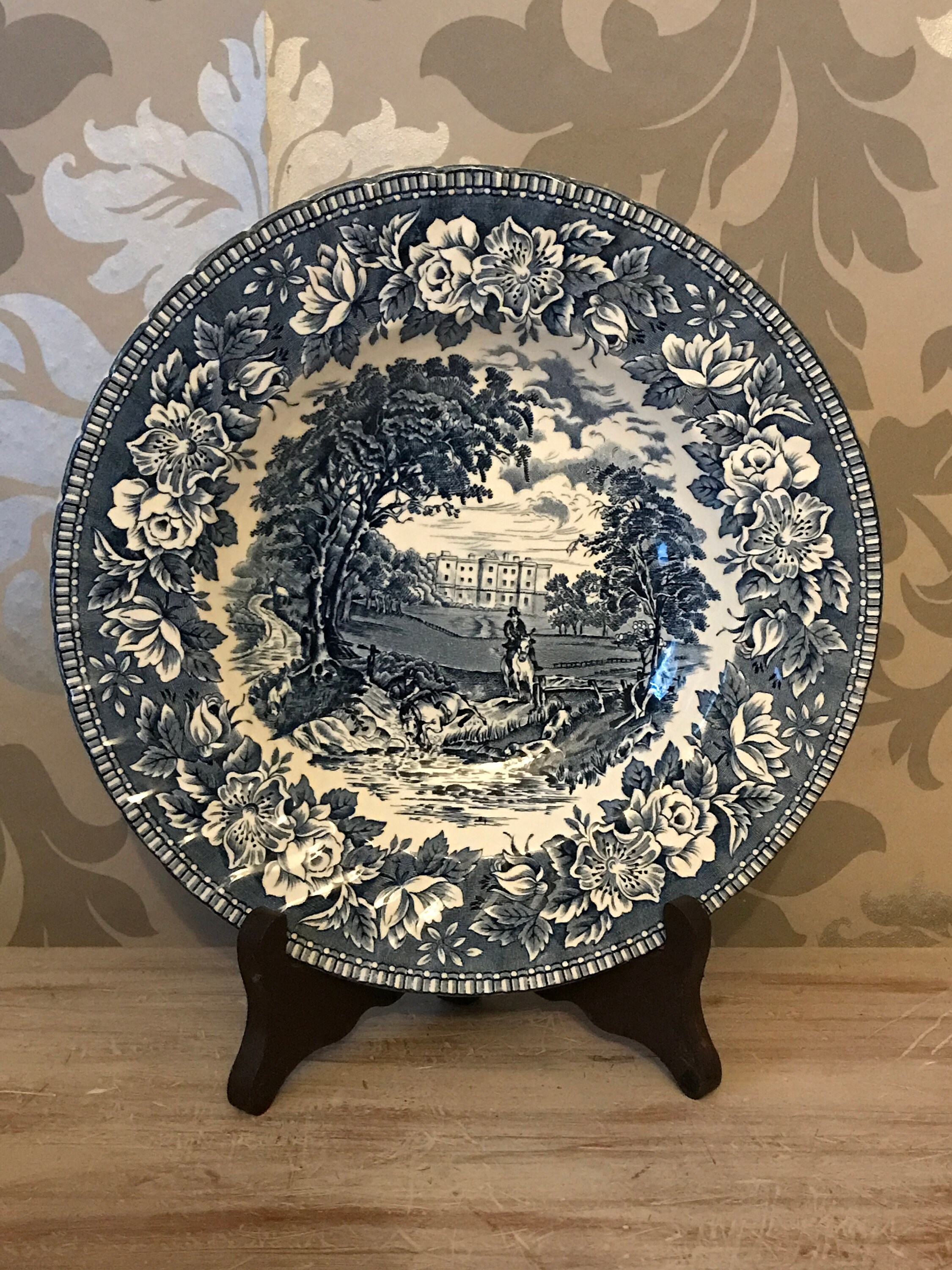 Vintage Soup Plates H Aynsley & Co England's Heritage - Etsy