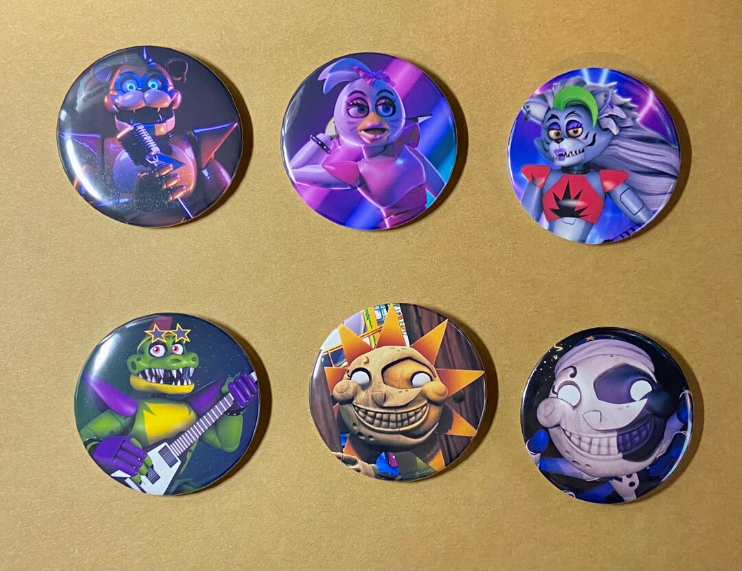 FNAF SECURITY BREACH Pin - Etsy