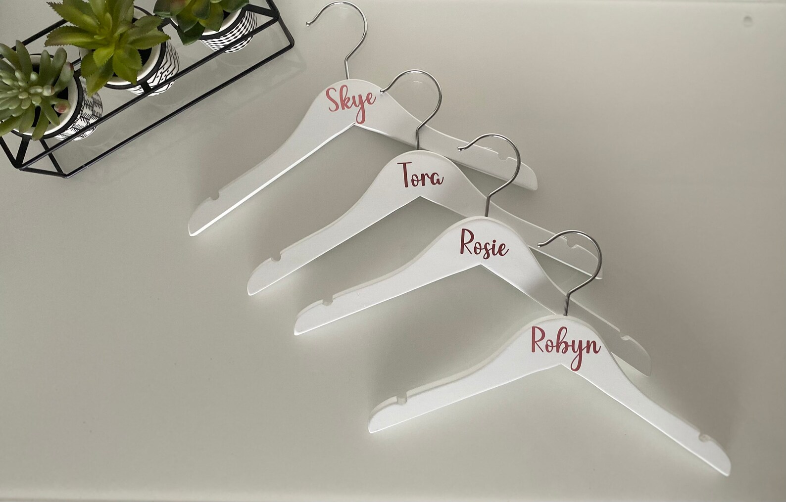 Child's Personalised Wooden Hanger Birthday Dress Holy - Etsy UK