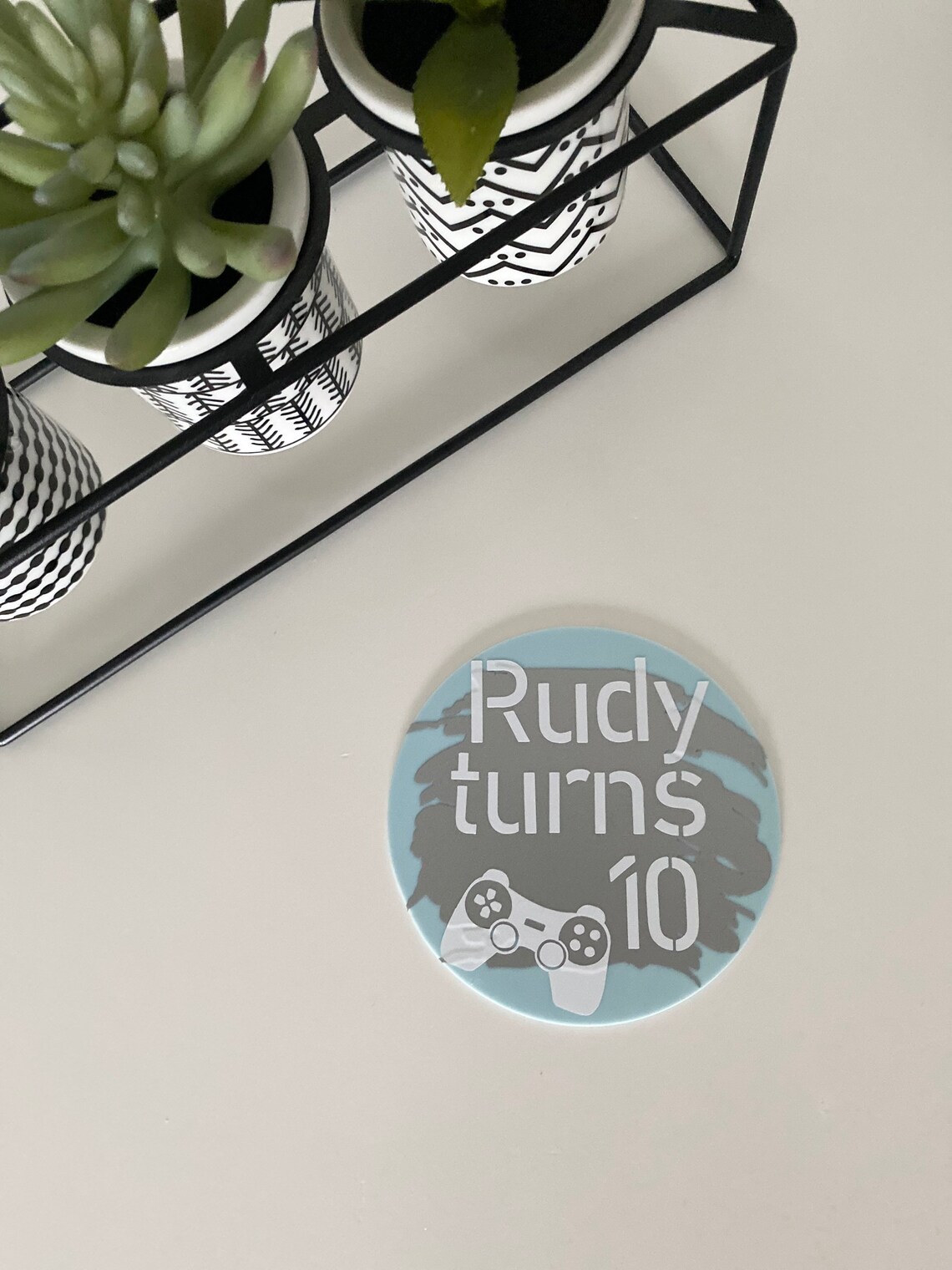 Personalised Acrylic Cake Sign Custom Design Birthday Cake | Etsy