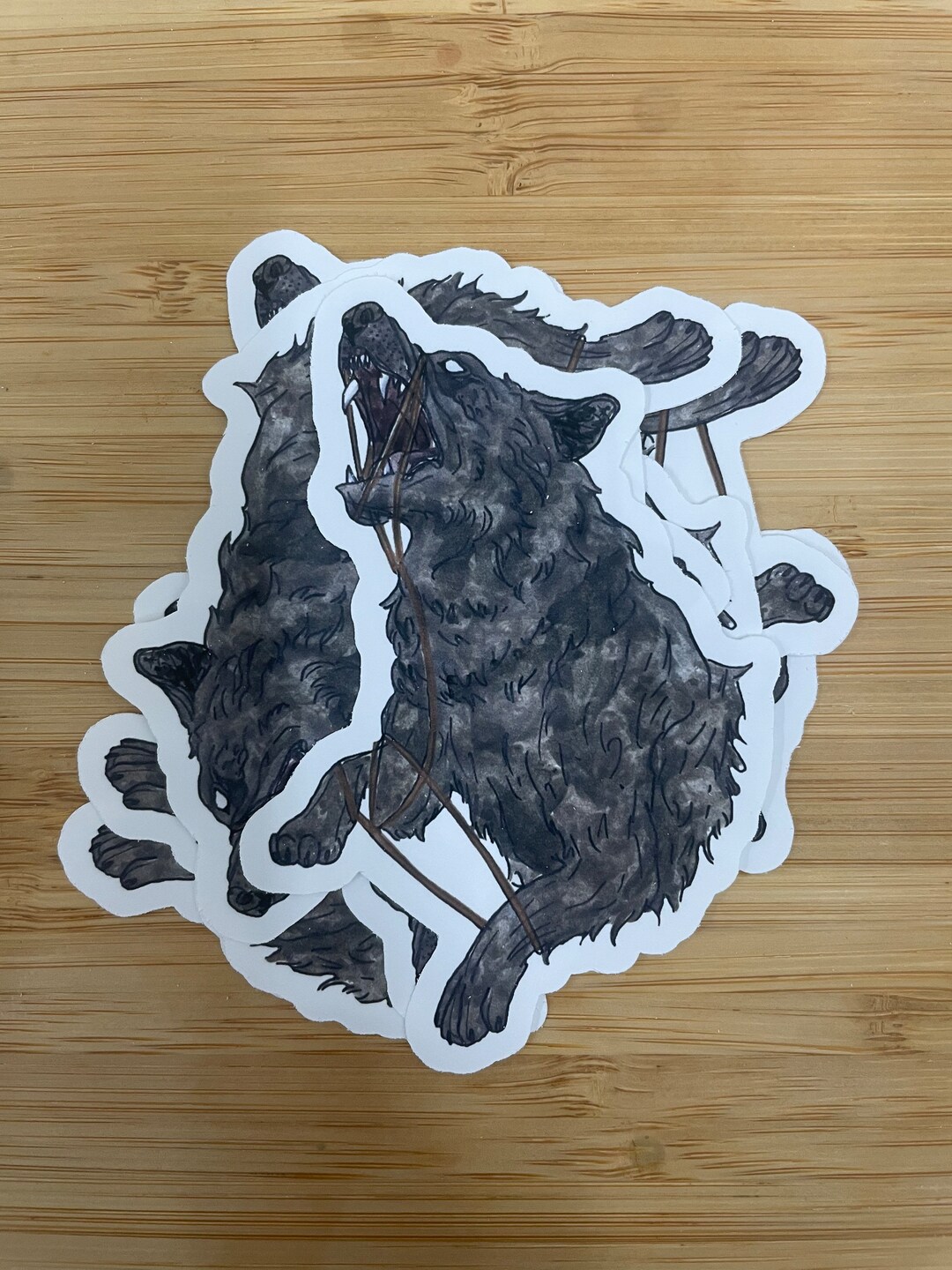 Fenrir Worship Sticker - Etsy