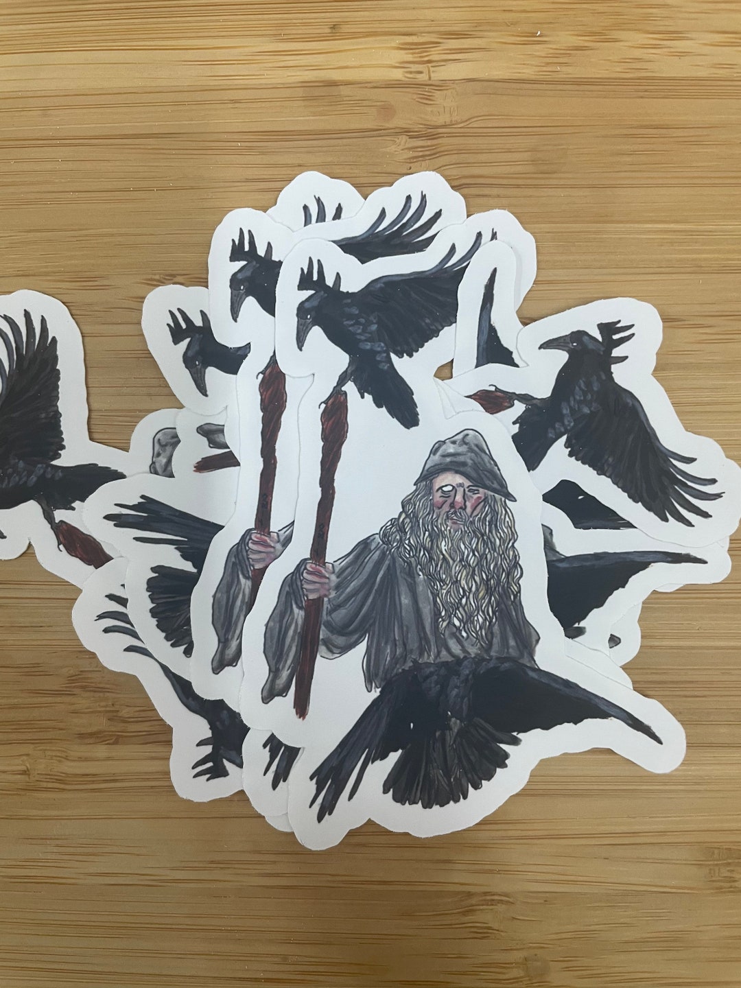 Odin the Wanderer Deity Sticker - Etsy