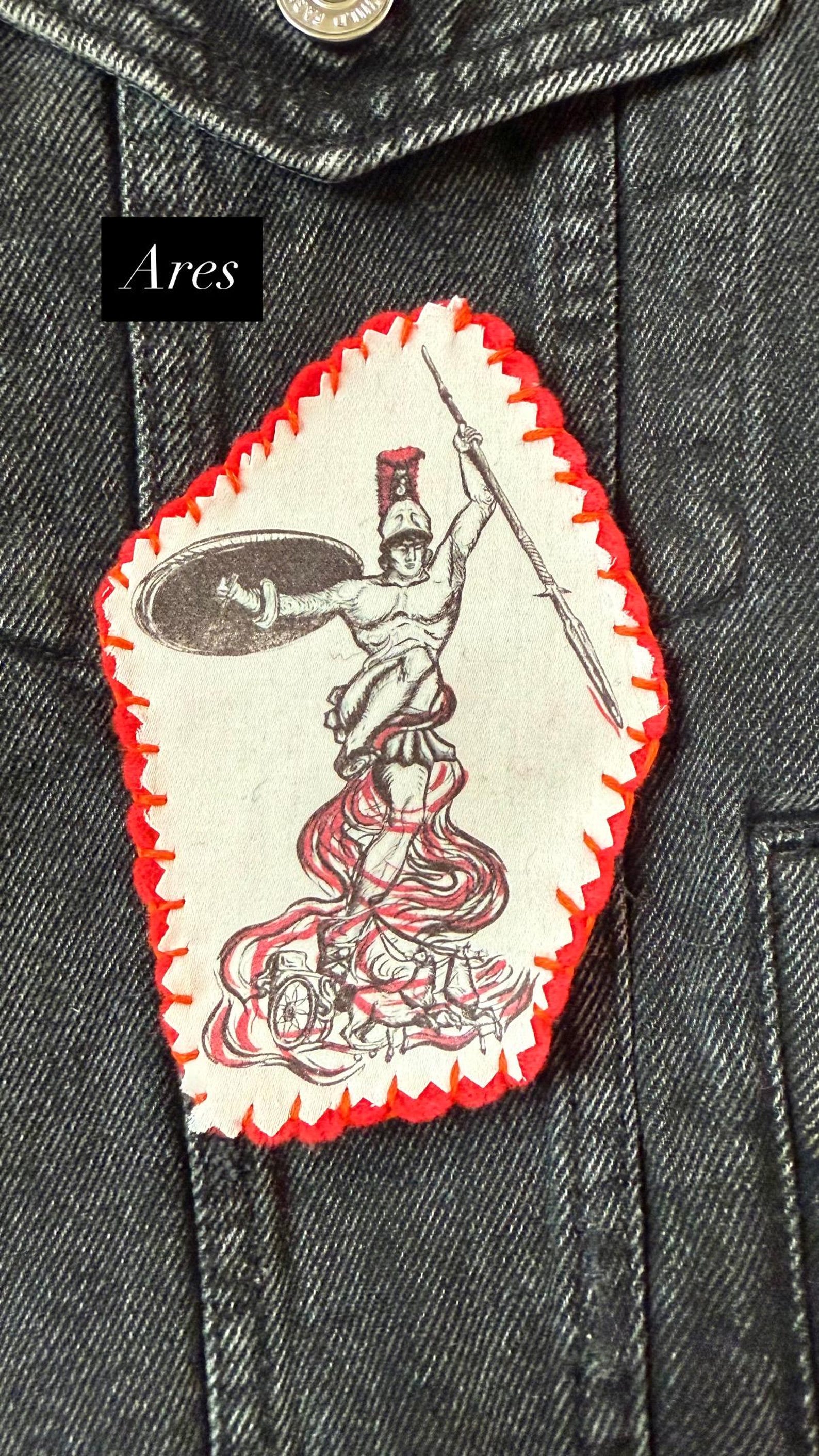 Deity Battle Jacket Pins and Badges - Etsy