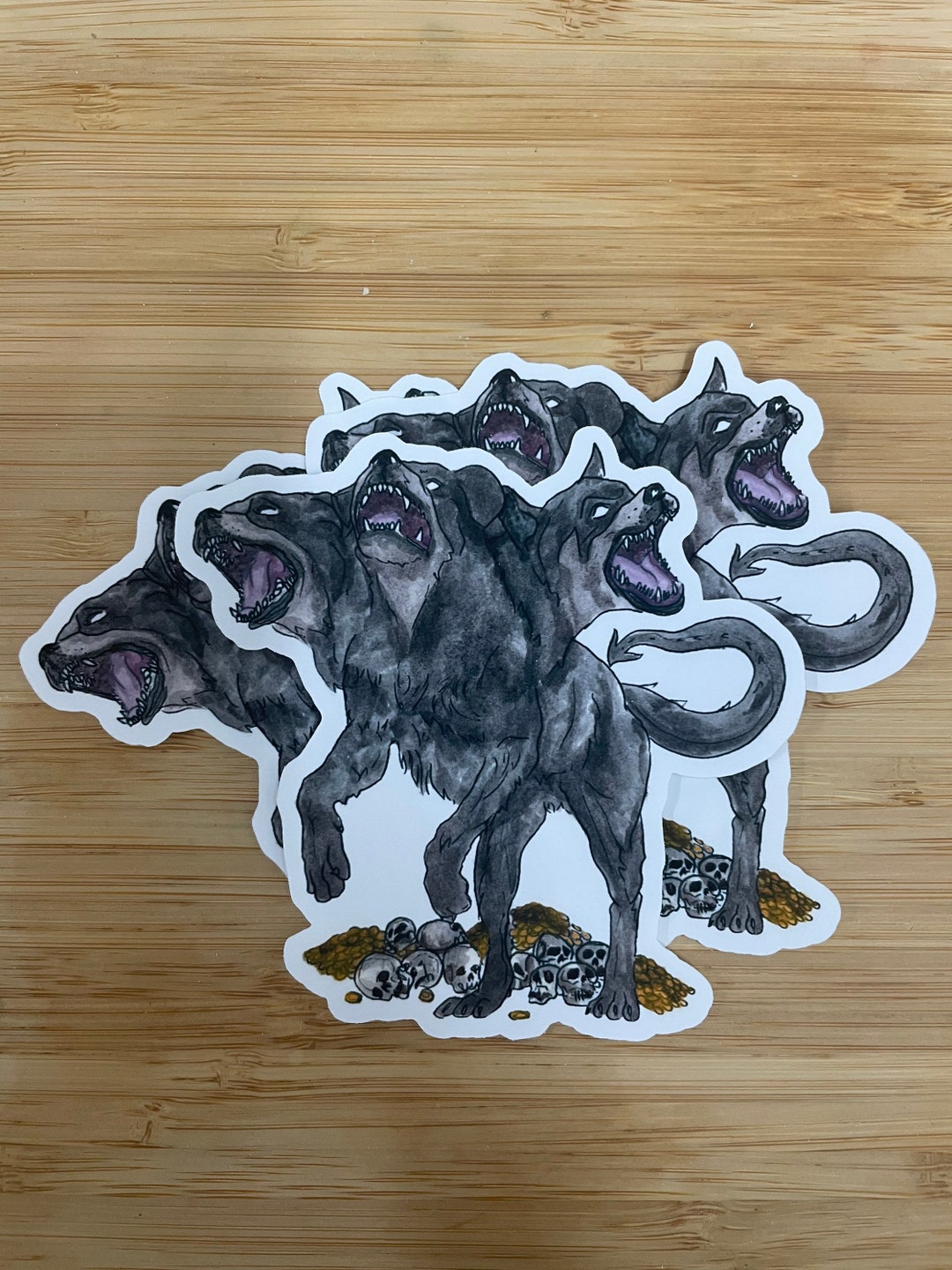 Cerberus Deity Sticker - Etsy