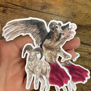 Azazel Deity Sticker - Etsy