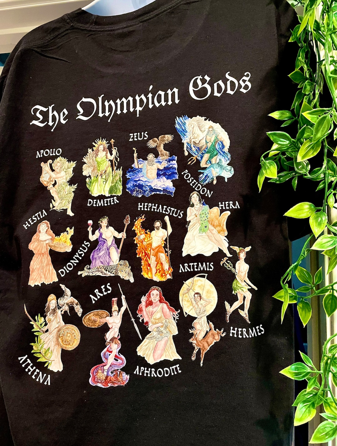 The Olympian Gods Vintage Collage-style Shirt - Etsy