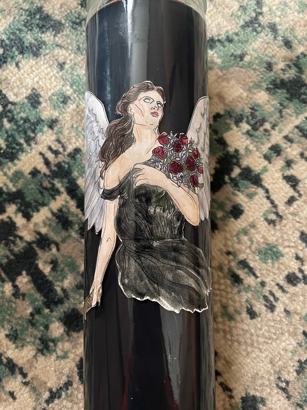Nemesis winged Deity Candle - Etsy
