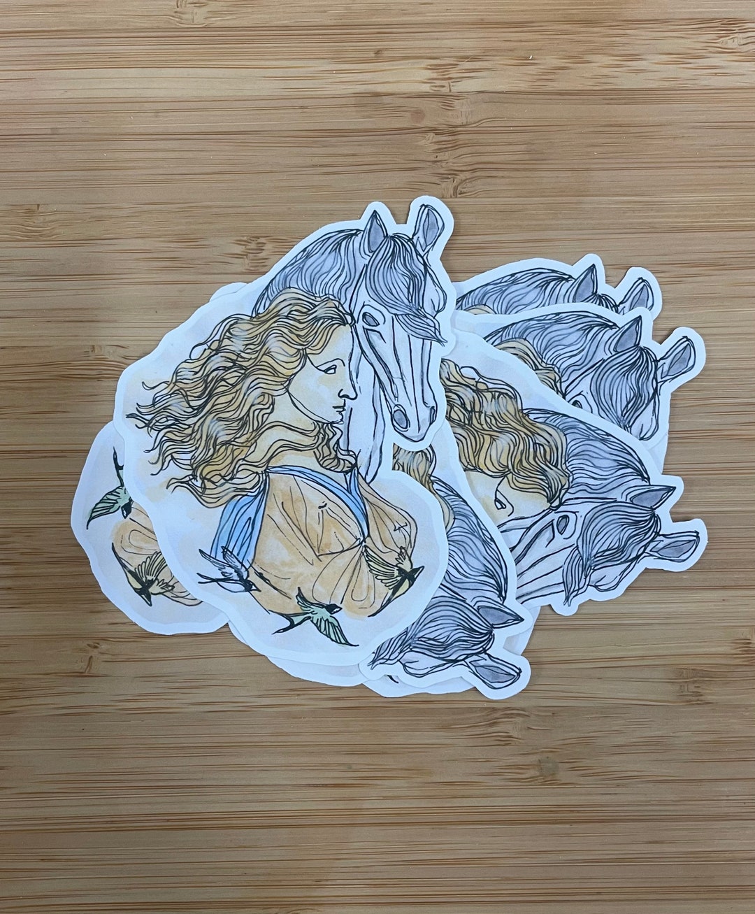 Rhiannon Deity Sticker - Etsy