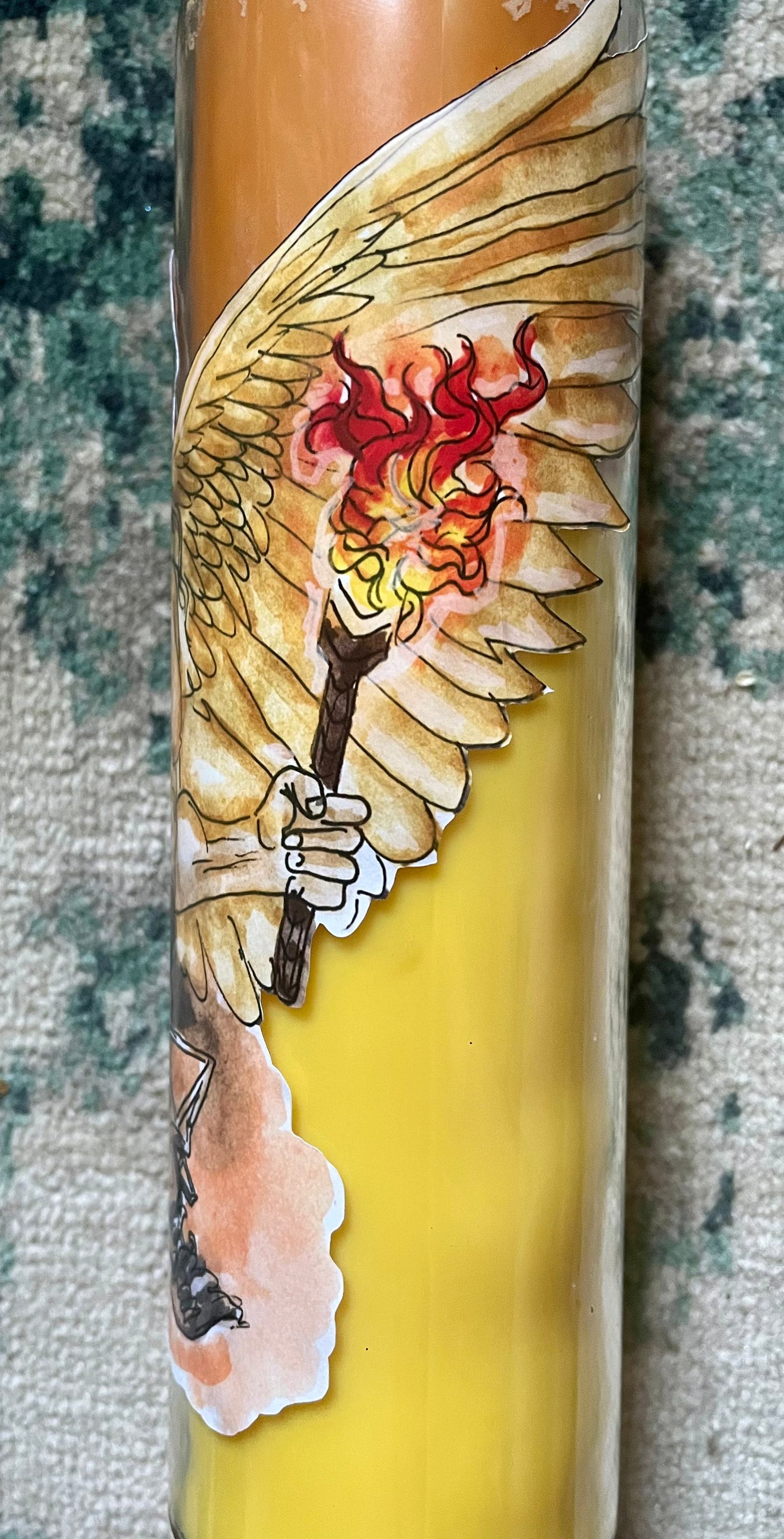 Duality of Lucifer Deity Candle - Etsy